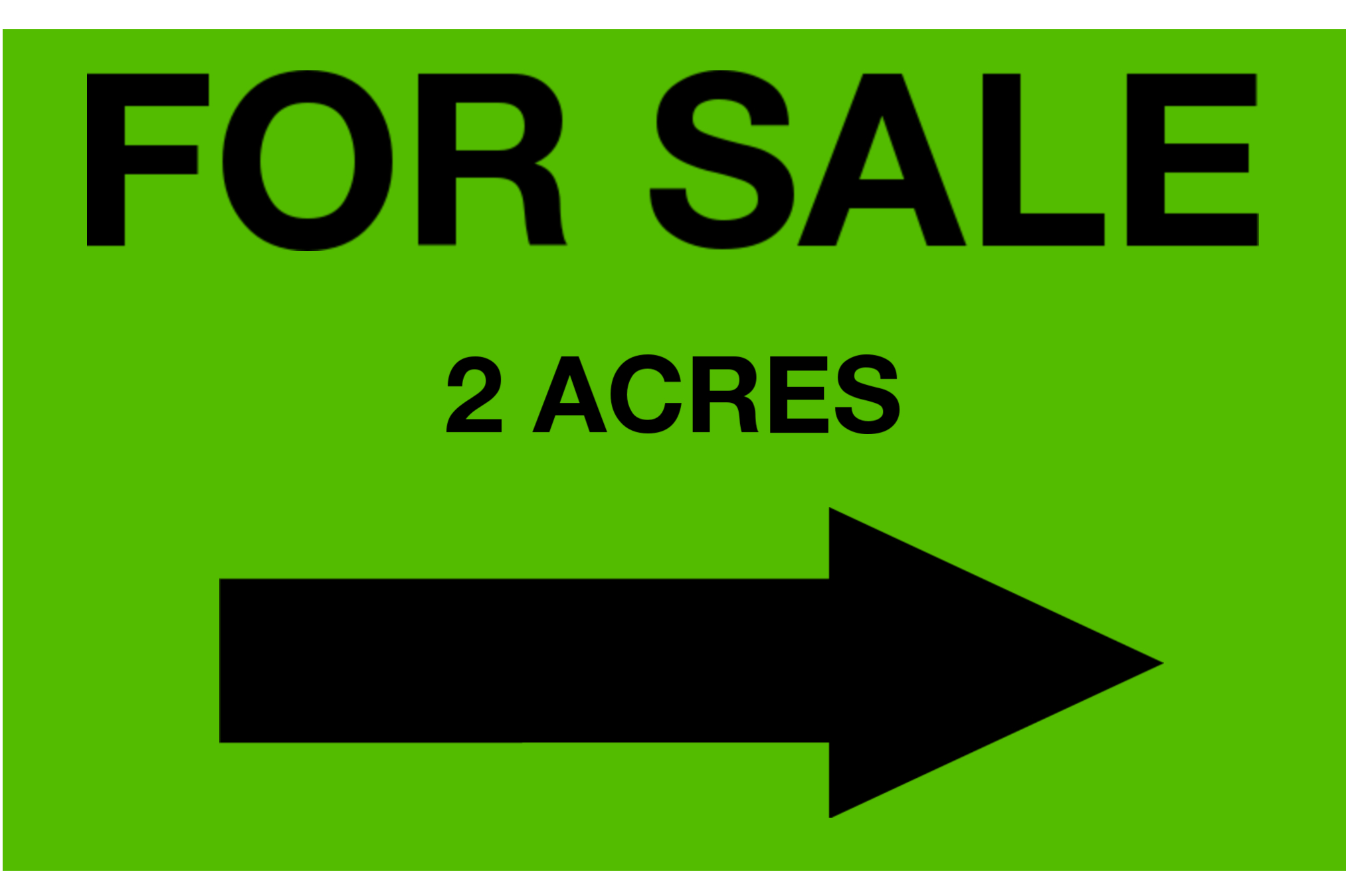 12x18 Directional 2 - Express Signs