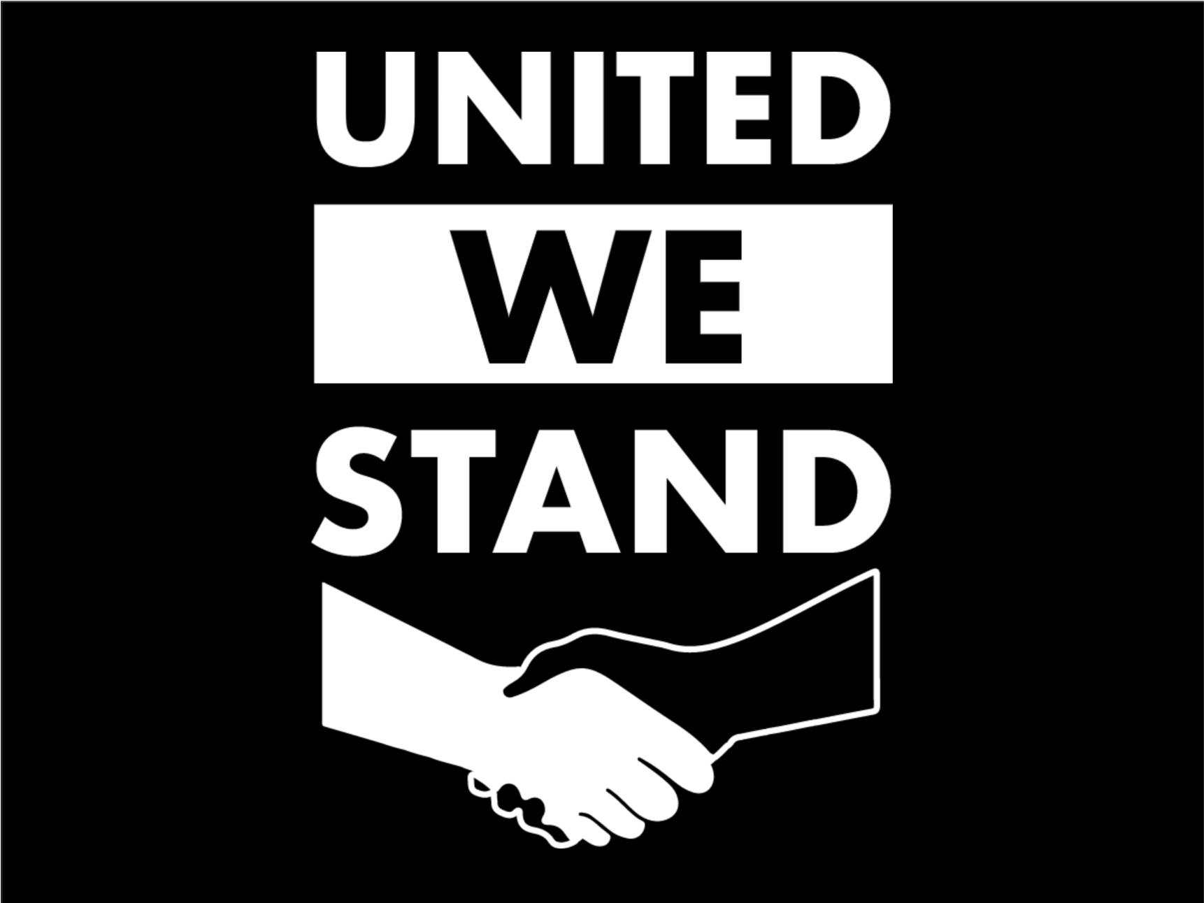 Yard Sign, Social Issues - 18 x 24 - Tags: united, we, stand, blm ...