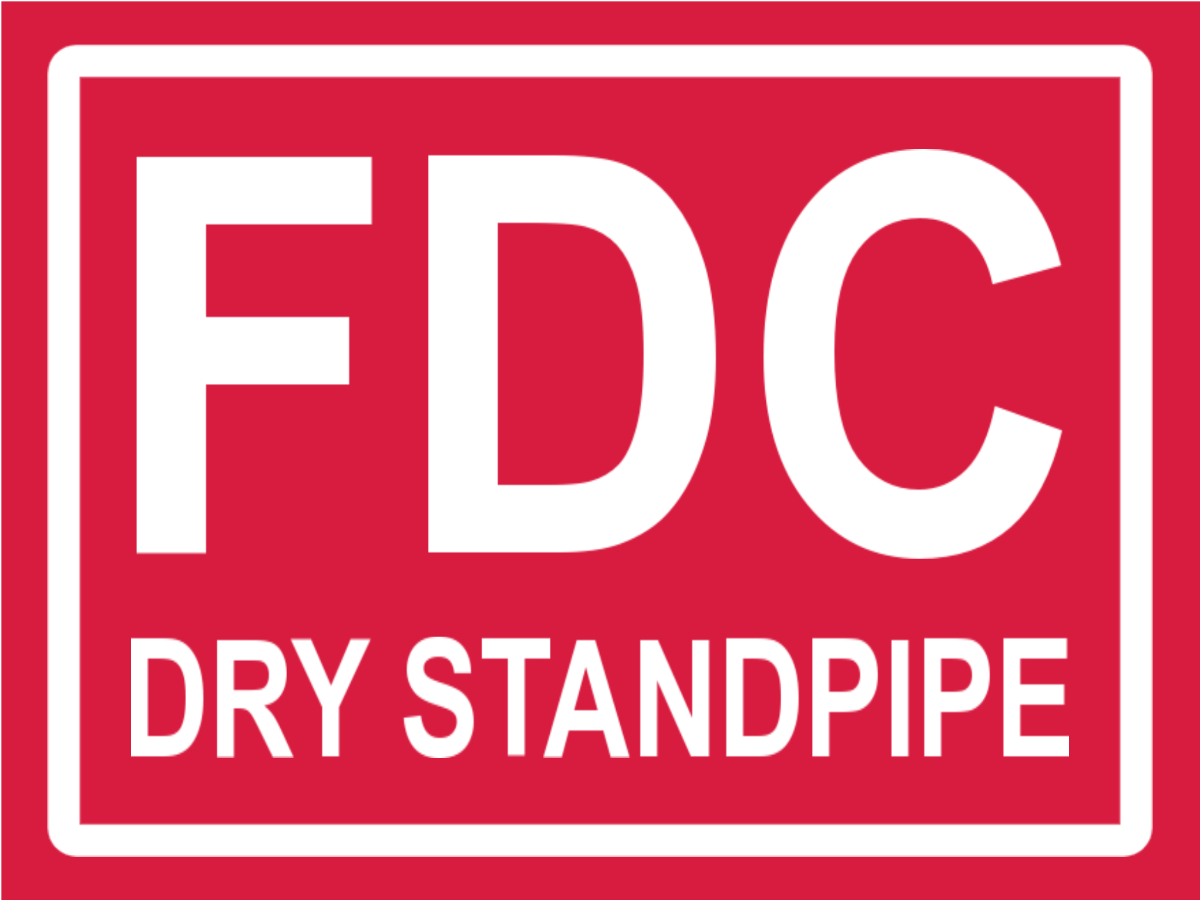 Safety Signs - Tags: fire, department, connection, fdc, standpipe, pipe ...