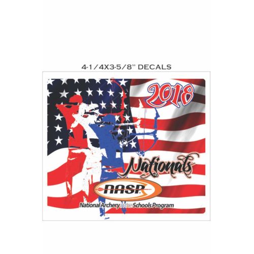 NASP® 2018 Nationals USA Decal - EAPromos