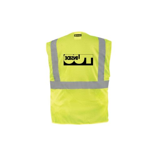 Inside Out Safety Vests No Badge Pocket - EAPromos