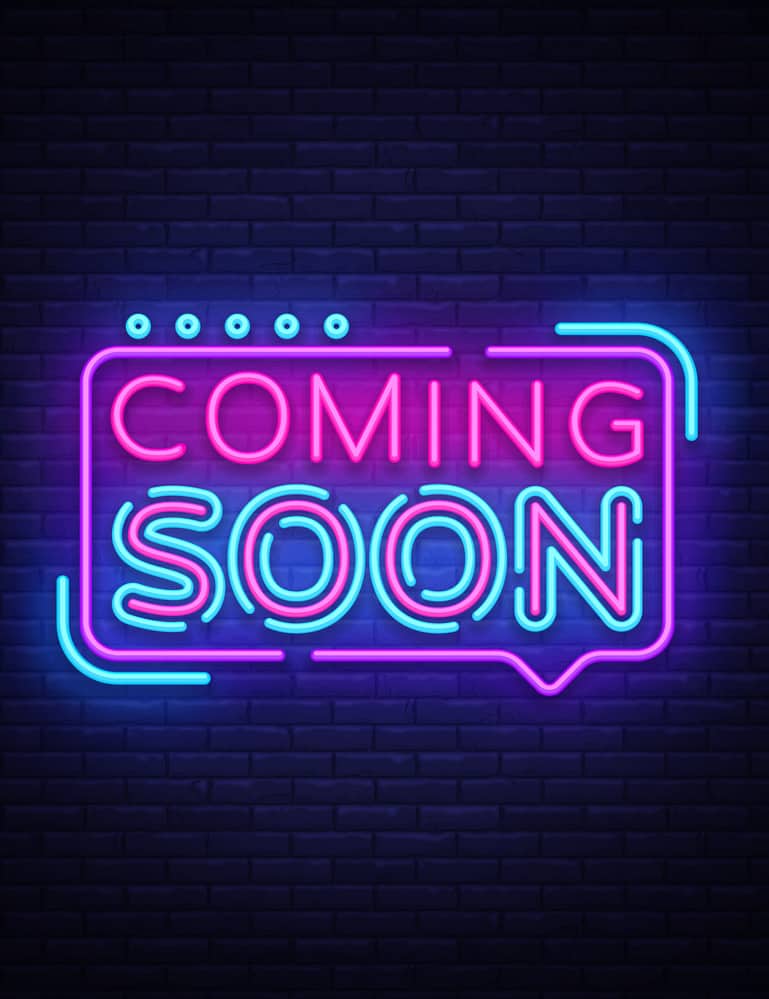 Coming Soon Neon Sign Vector Coming Soon Badge In Neon Style Design 